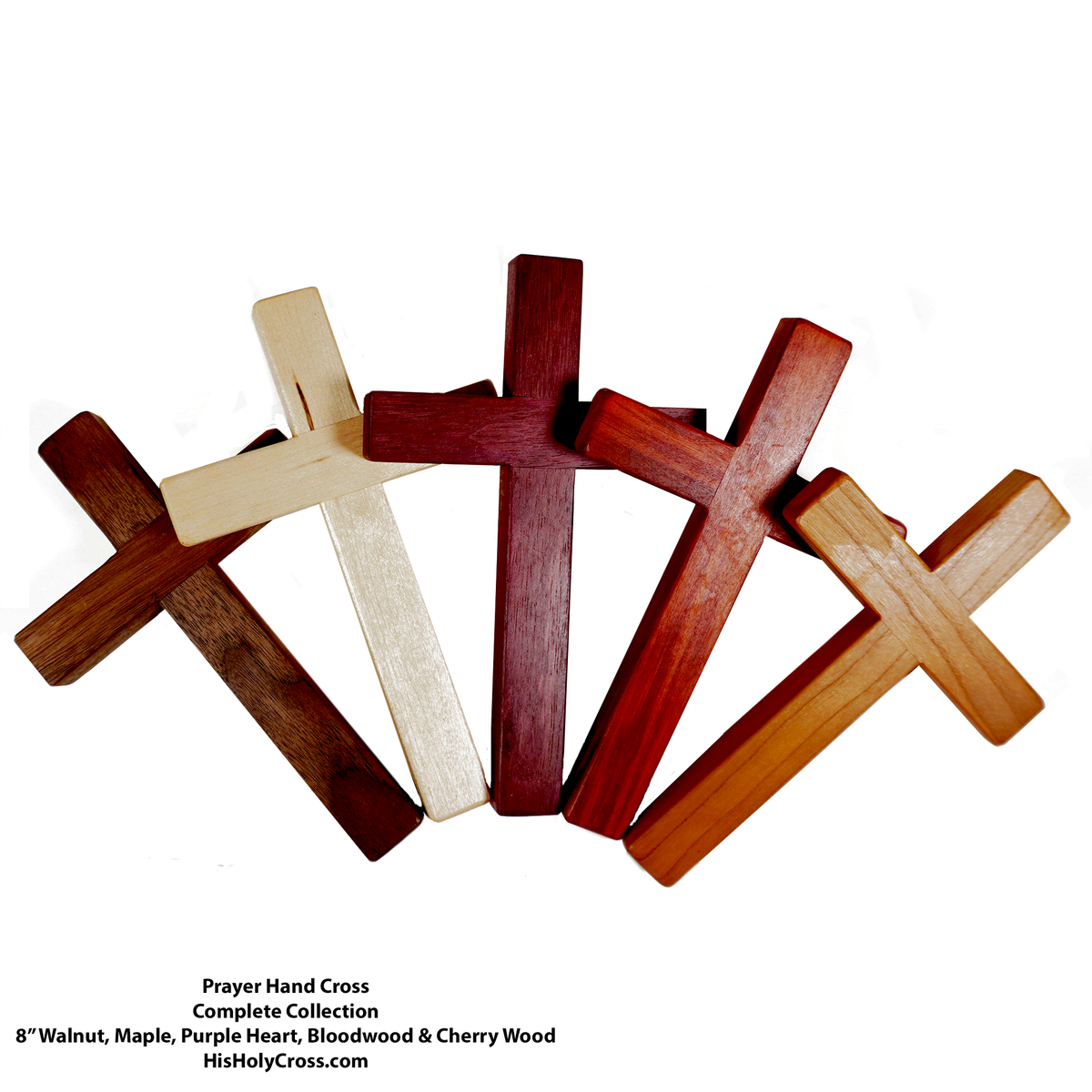 Complete-Hand-Prayer-Cross-Collection-front-view-exotic-domestic ...