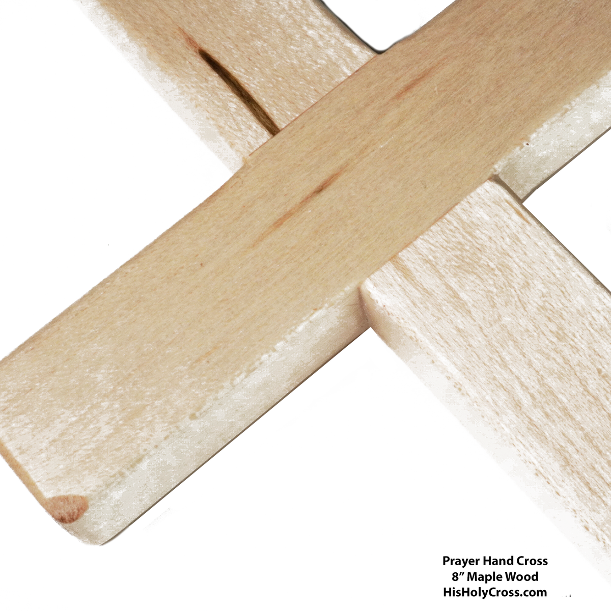 Maple-wood-8-inch-Hand-Wood-Cross-His-Holy-Cross-Center-View-Made-in ...